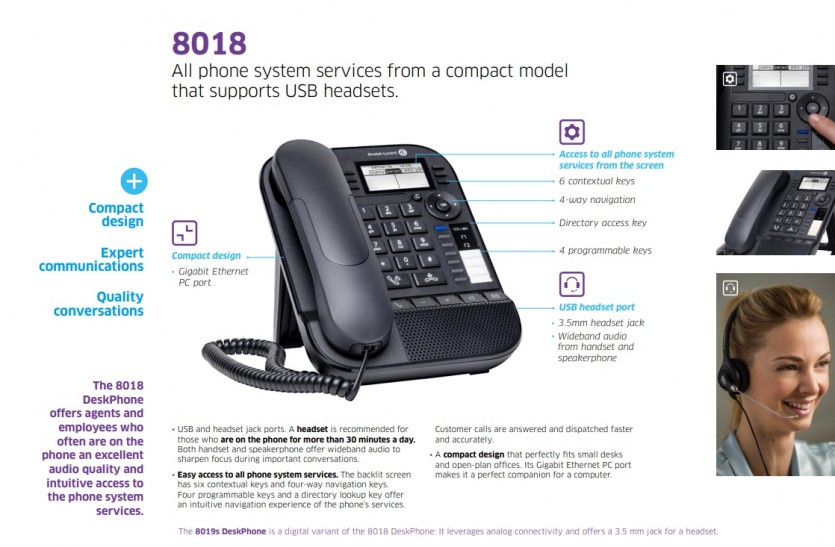 8018 Office Deskphone > 제품정보 | ㈜뉴넷정보기술
